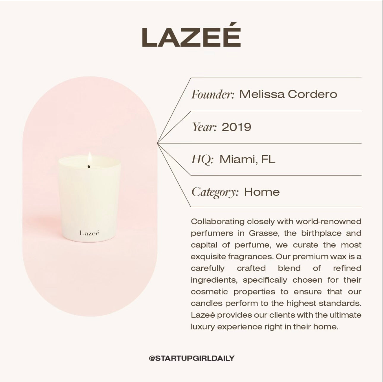 Startup Girl Daily & Foundation; Lazeé